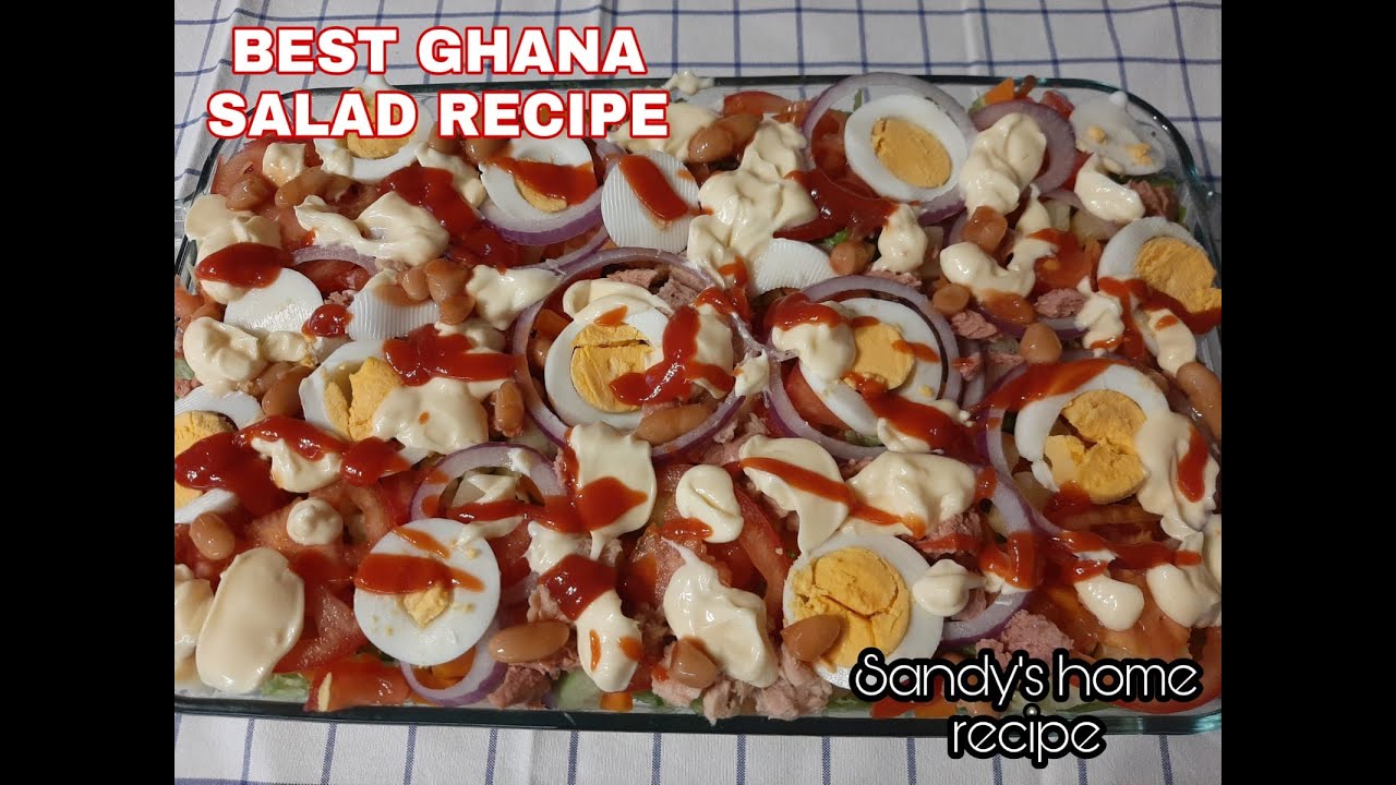 How to make Authentic party rich Ghana salad 🇬🇭 /Ghana salad recipe ...