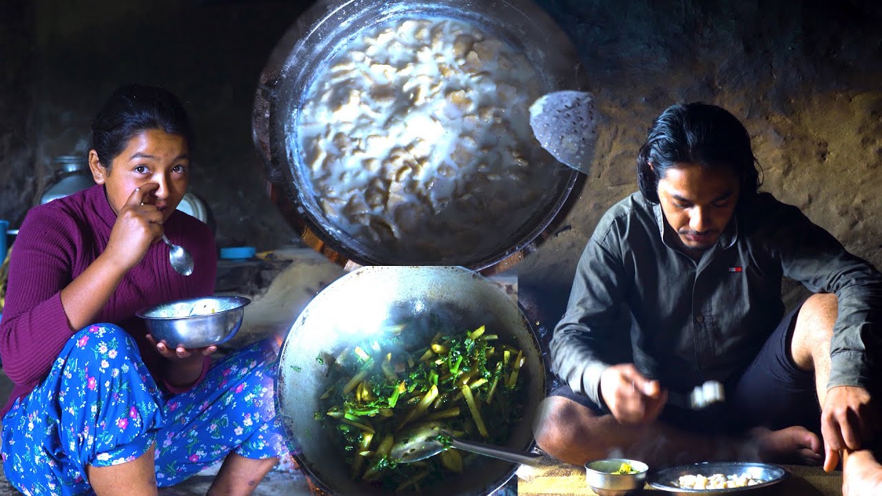 village organic food & natural cook || Life in rural Nepal || - YouTube
