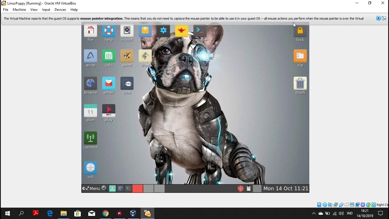 2 Instalasi Linux Puppy Versi Bionic - YouTube