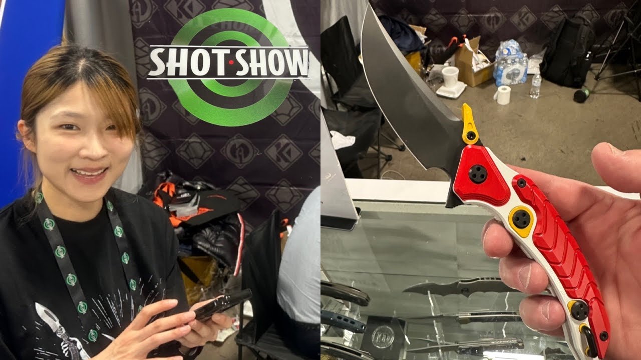 Maxace Knives at Shot Show 2025 The new Dragon Knight is on display ...