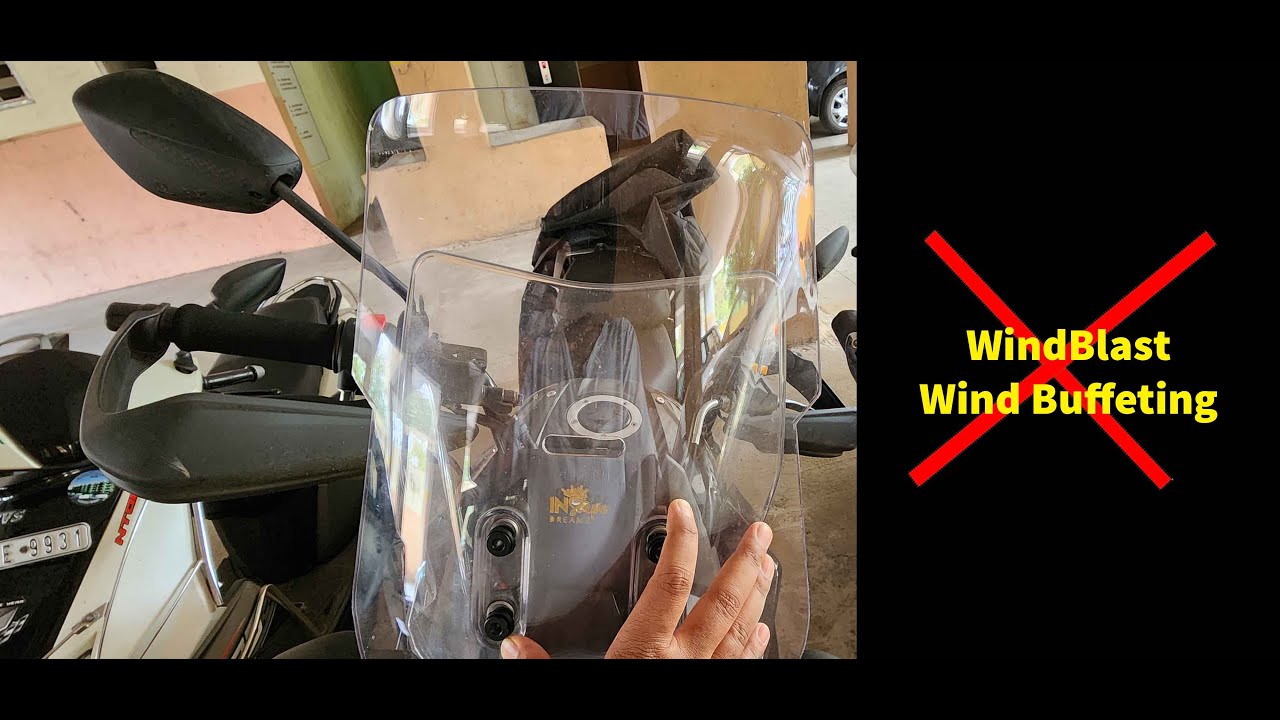 Fixing WindBuffeting And WindBlast on Adv Motorcycles - YouTube