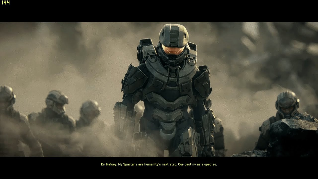 HALO 4 OPENING CUTSCENE MASTER CHIEF ENTRY......... - YouTube