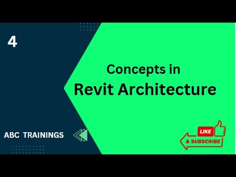 CONCEPTS IN REVIT ARCHITECTURE - EPISODE 4 - YouTube