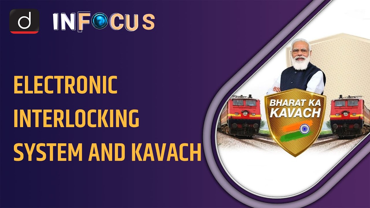 Electronic Interlocking System and Kavach In Focus । Drishti IAS English - YouTube