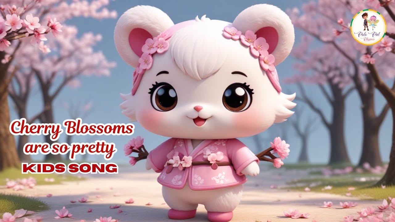 Cherry Blossom are so pretty Kids Song | Nursery Rhyme | Polo Pal ...