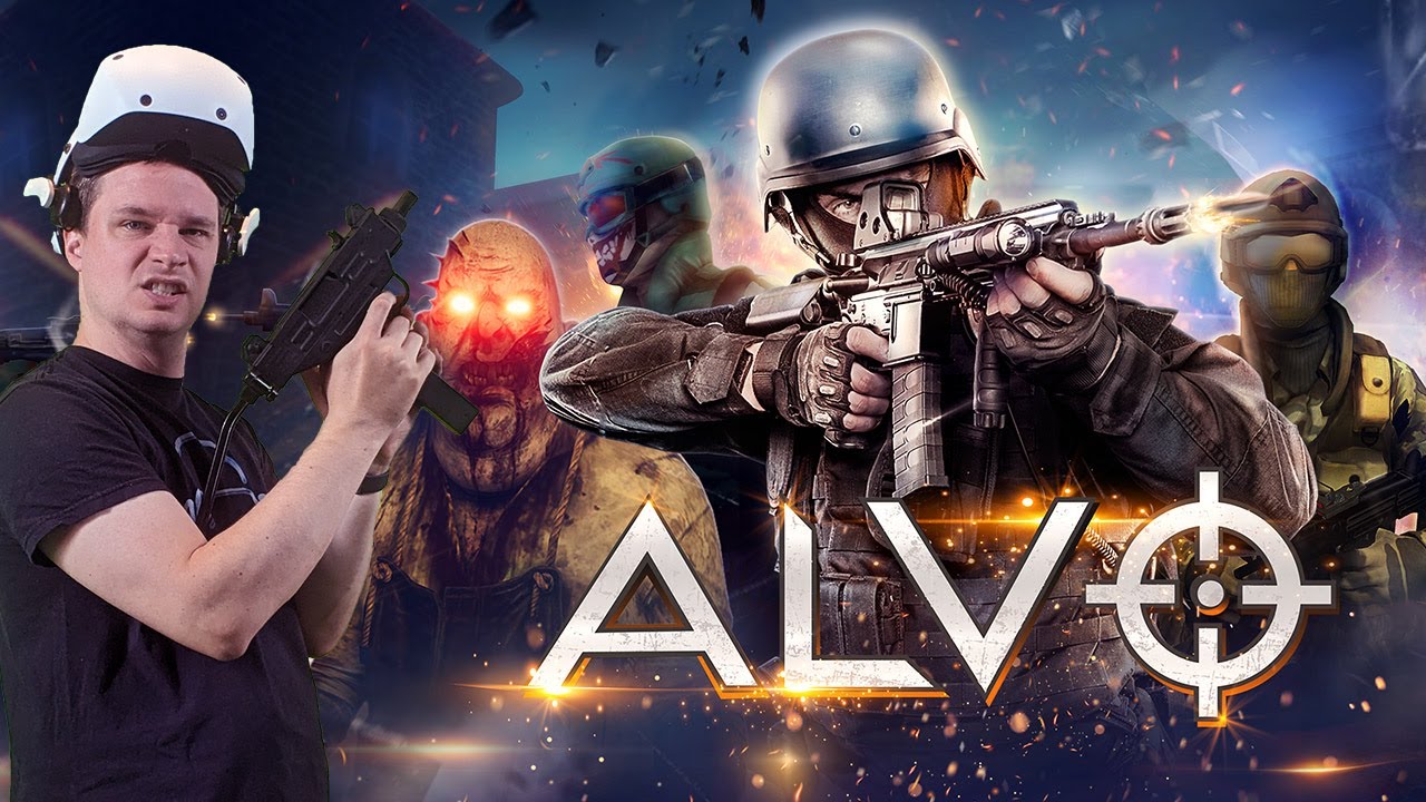 This is how the VR shooter ALVO looks like on the Playstation VR2 ...