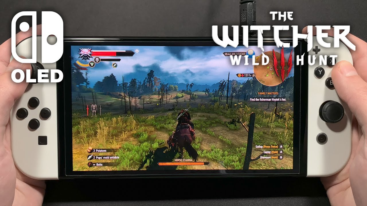 The Witcher 3: Wild Hunt on Nintendo Switch OLED #5 - YouTube