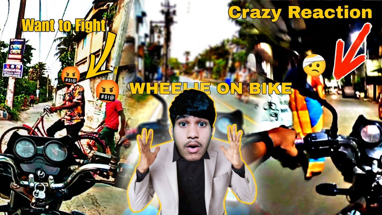 Inko dikhai nahi deta kya 🤬|| crazy reaction ||moto vlogging #2 || HAS ...