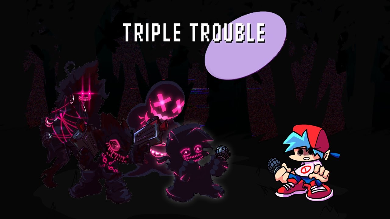 BF corrupted deathmatch ( Triple Trouble song ) Friday Night Funkin ...