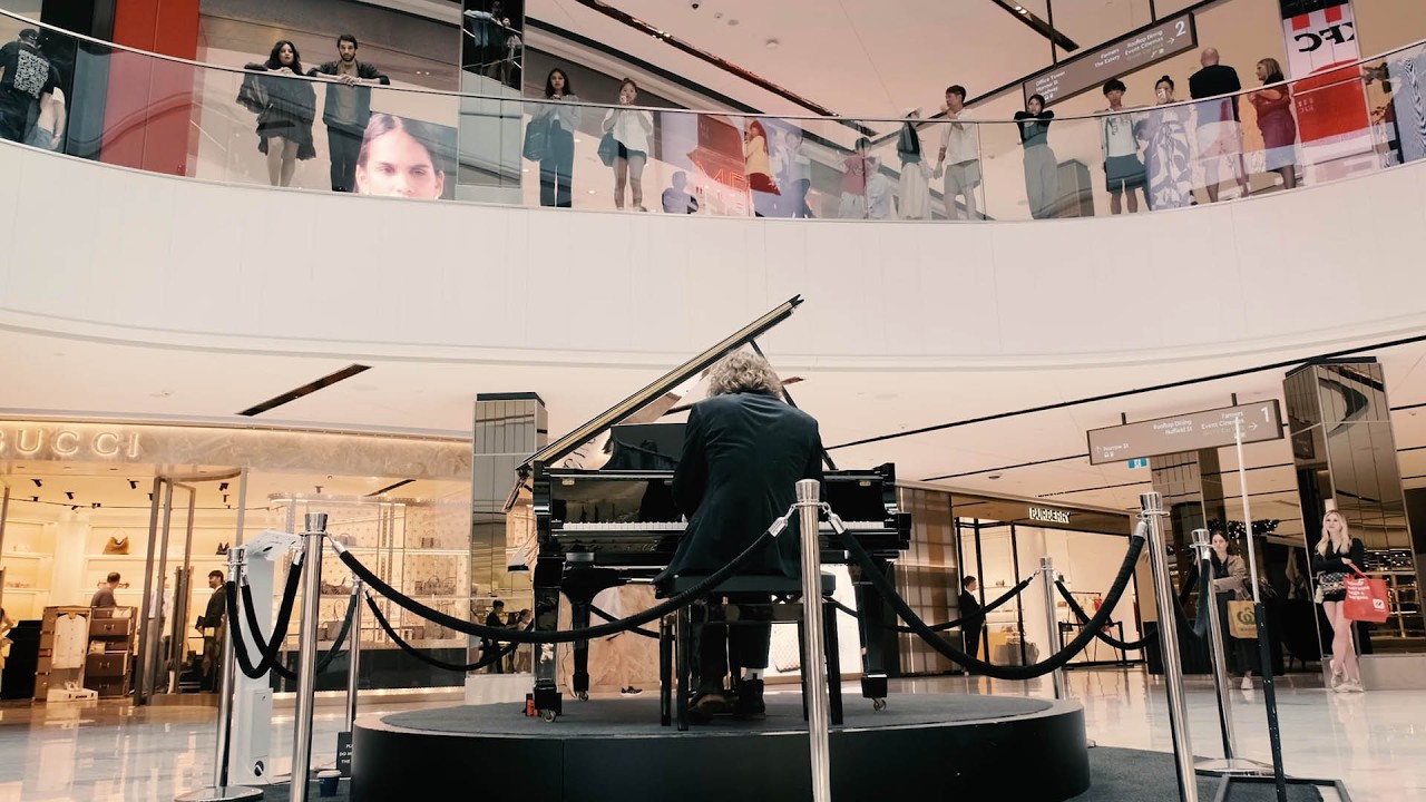 Jack Moser - Live at Westfield Newmarket - Piano Performance - YouTube