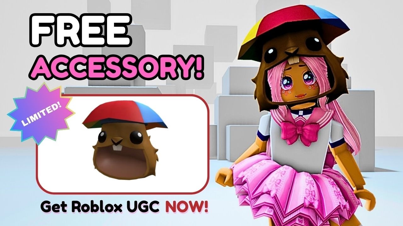 HOW TO GET THE FREE CHIPMUNK HEAD WITH UMBRELLA HAT 🎩🐿️ | ROBLOX UGC ...