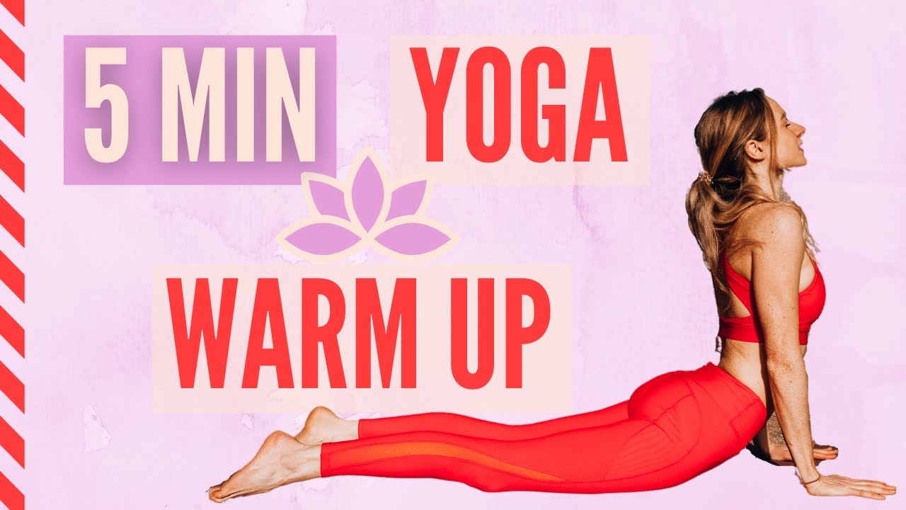 5 MIN Slow & Easy Yoga WARM UP | Gentle Warm Up for Home Workouts or ...