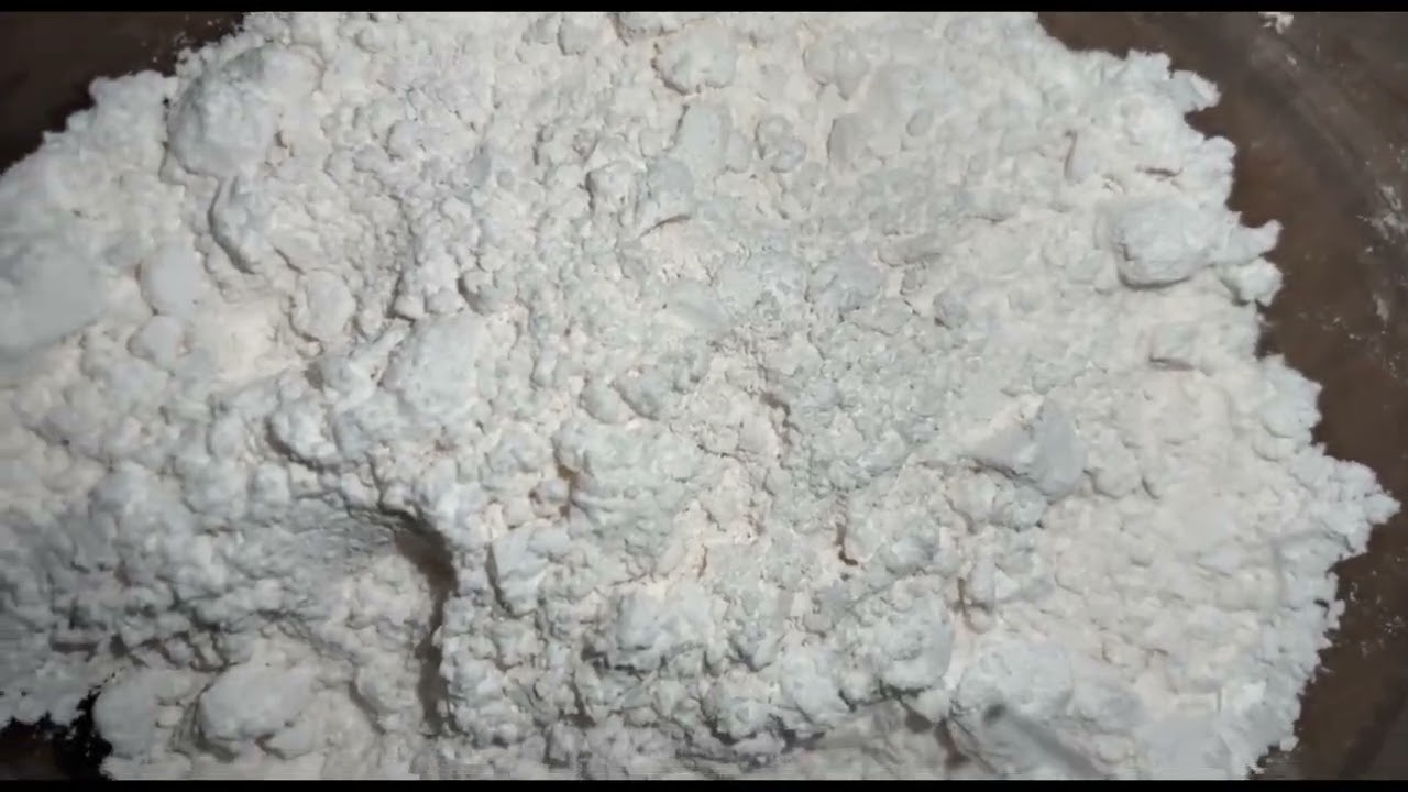 Cornstarch Eating, Water Chunks And Powder - YouTube