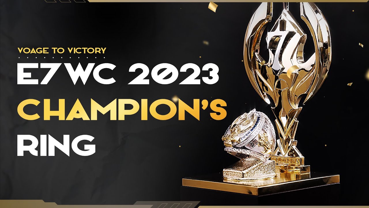 [에픽세븐] E7WC 2023 우승자 반지 공개! 9월 23일 12시, 그 주인공을 확인하세요! - YouTube