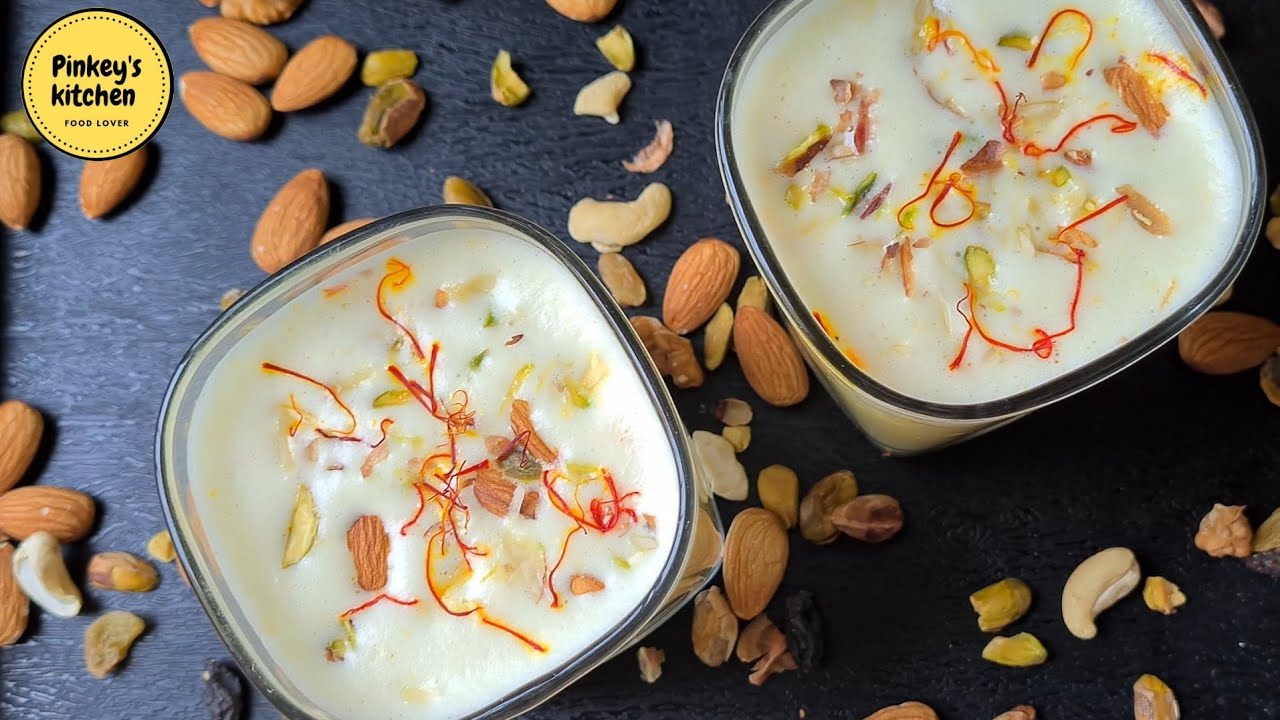 বাদাম শরবত | Ramadan Special Refreshing Badam Shorbot Recipe by Pinkey ...