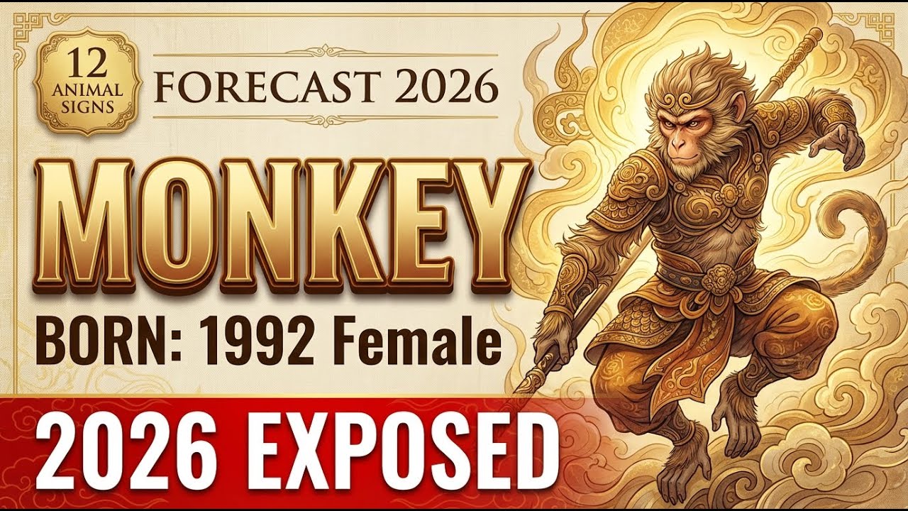 Chinese Zodiac Water Monkey 1992 - 34 Years Old in 2026: Radiant Sun ...
