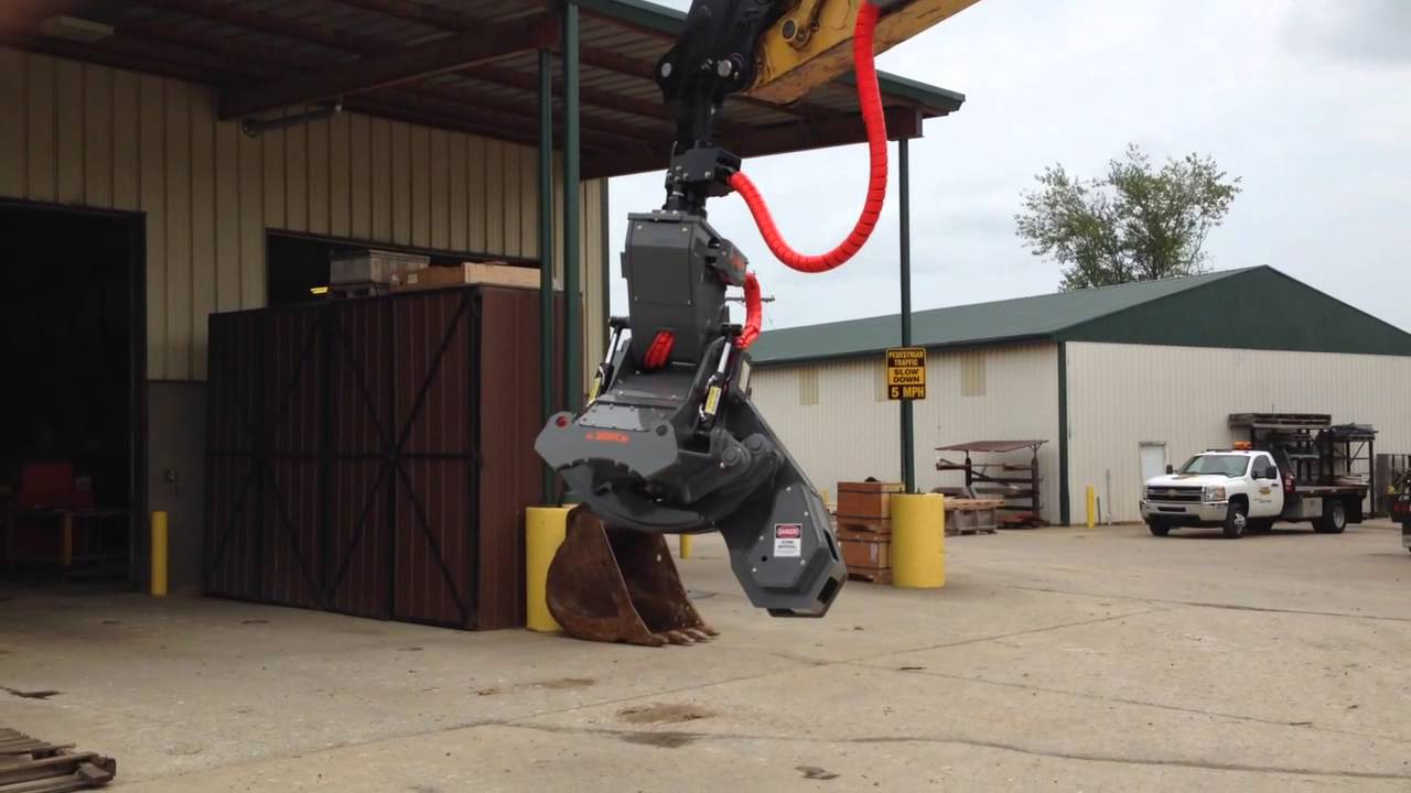 Ryan's DS-28C Dangle Saw Head Continuous rotation - YouTube