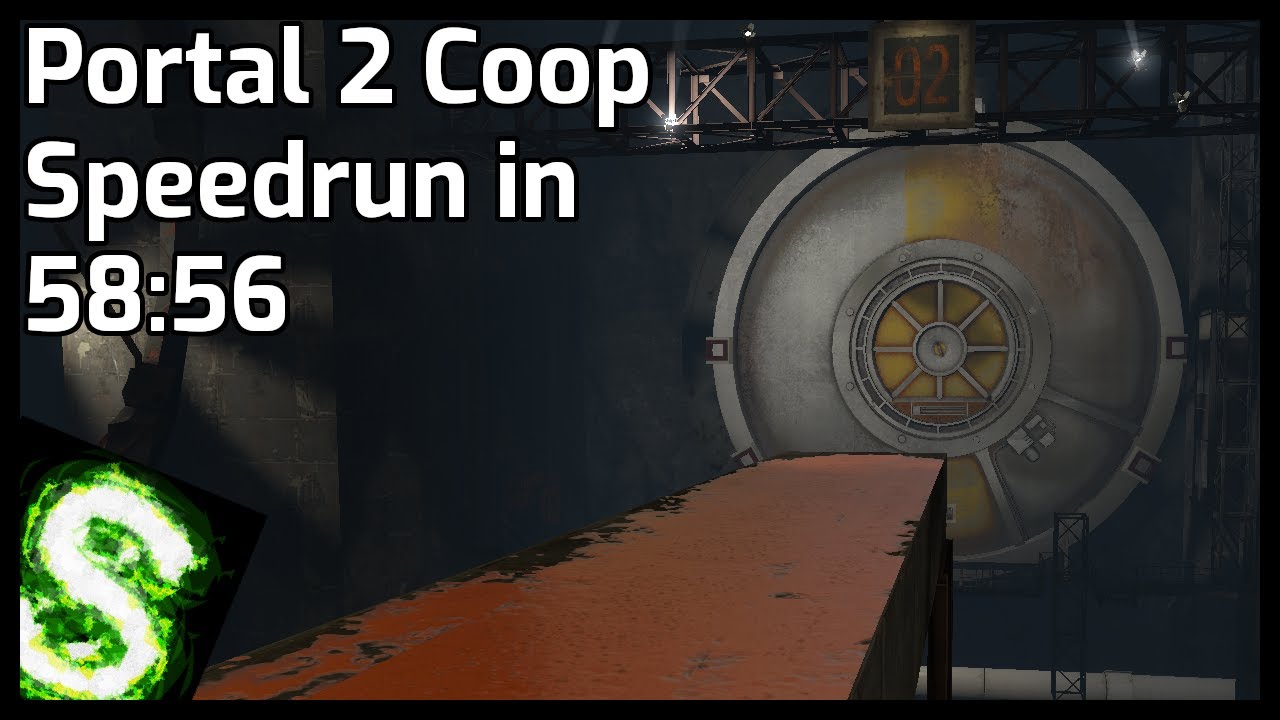 Portal 2 Coop All Main Courses Speedrun in 58:56 with @LotsOfS - YouTube