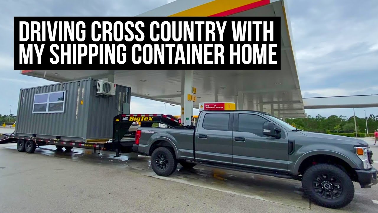 Cross Country with my SHIPPING CONTAINER HOME | Update & New Projects ...