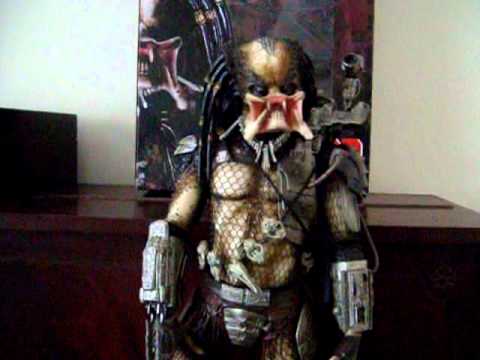 NECA 1/4 CLASSIC PREDATOR OPEN MOUTH VERSION P1 - YouTube