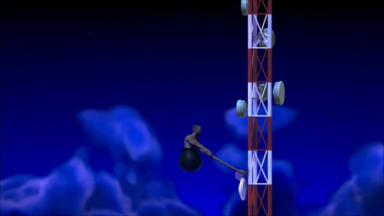 THE TOP!!! Getting Over It Part 8 - YouTube