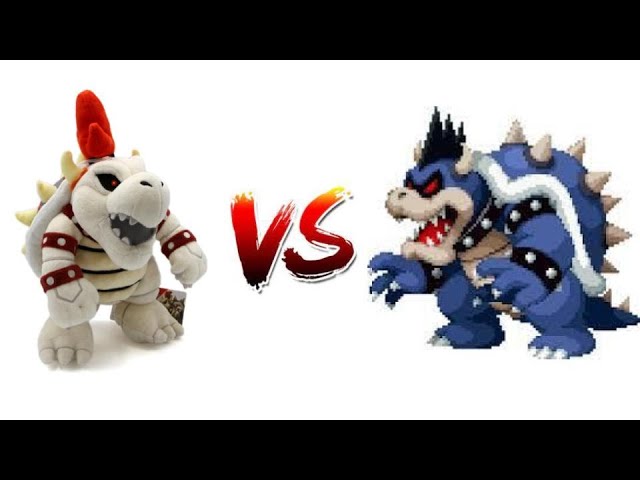 Dark Bowser Vs Dry Bowser Super Mario 3D Land Skeletal Dry Bowser