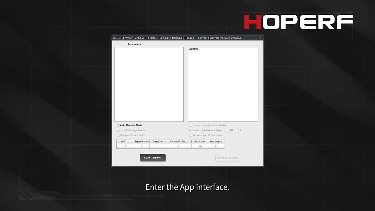 CMOSTEK USB WRITTER Guidance - YouTube