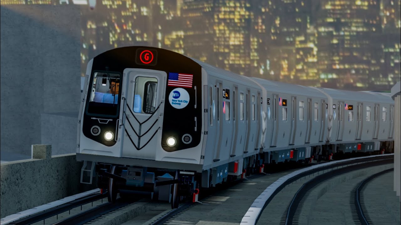 ROBLOX: The Crosstown 🅖 Line | R143/R160 (F)(G) Train CBTC at Smith-9 ...