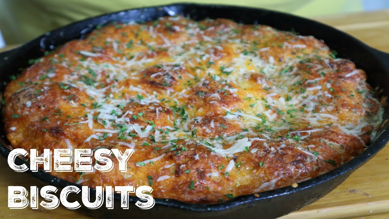 How To Make Stuffed Cheesy Garlic Biscuits - YouTube