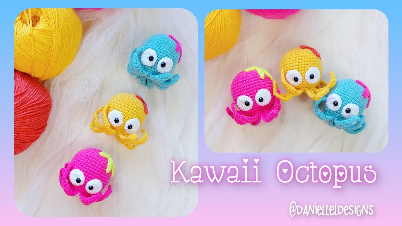 How to crochet a octopus amigurumi 🐙 - YouTube