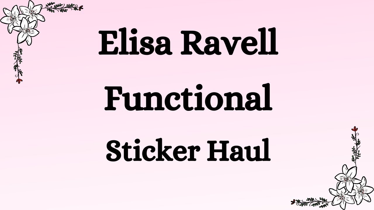 Elisa Ravell Functional Haul - YouTube