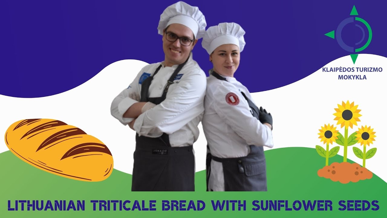 Lithuanian triticale bread with sunflower seeds - YouTube