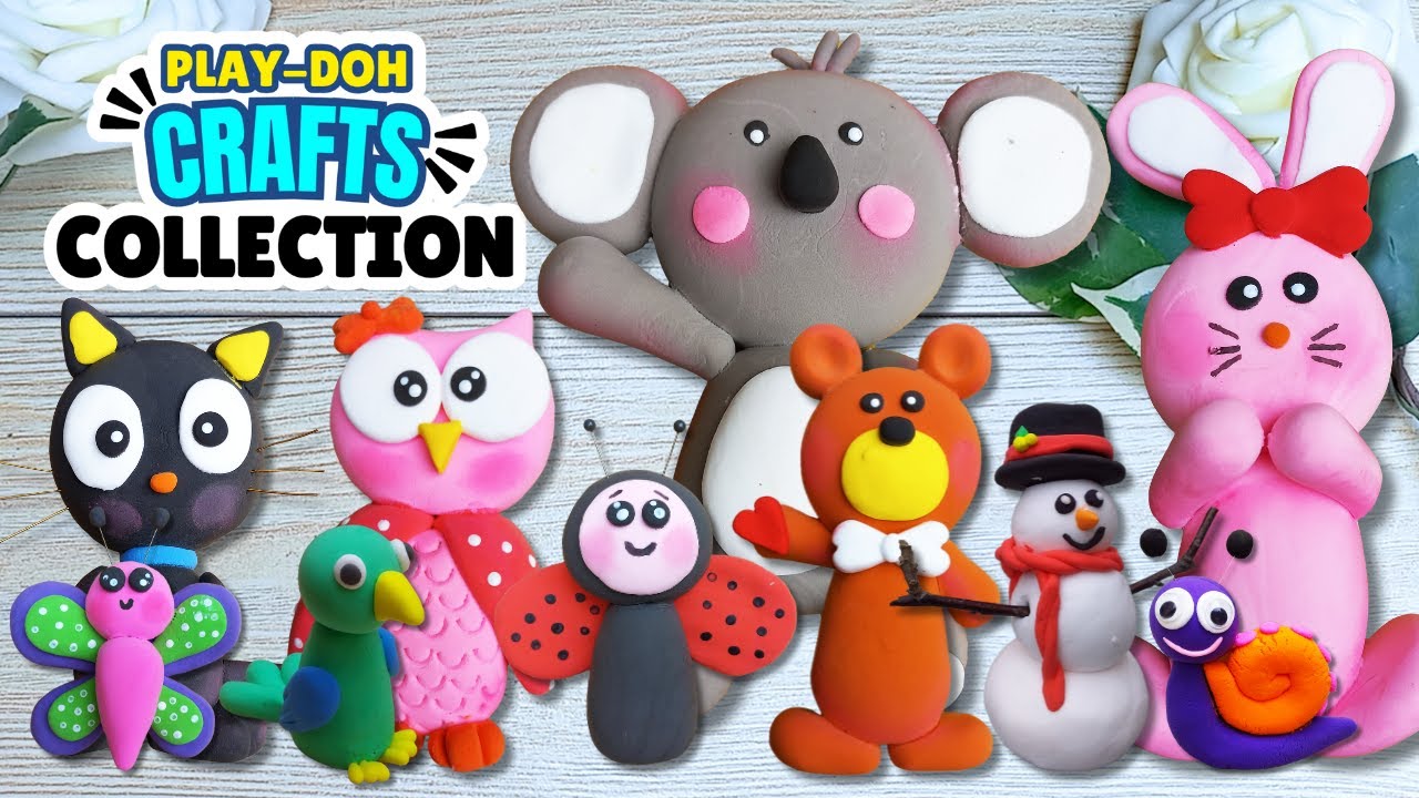 Play-Doh Crafts | Polymer Clay Crafts | DIY Mini Clay Crafts | My Play ...
