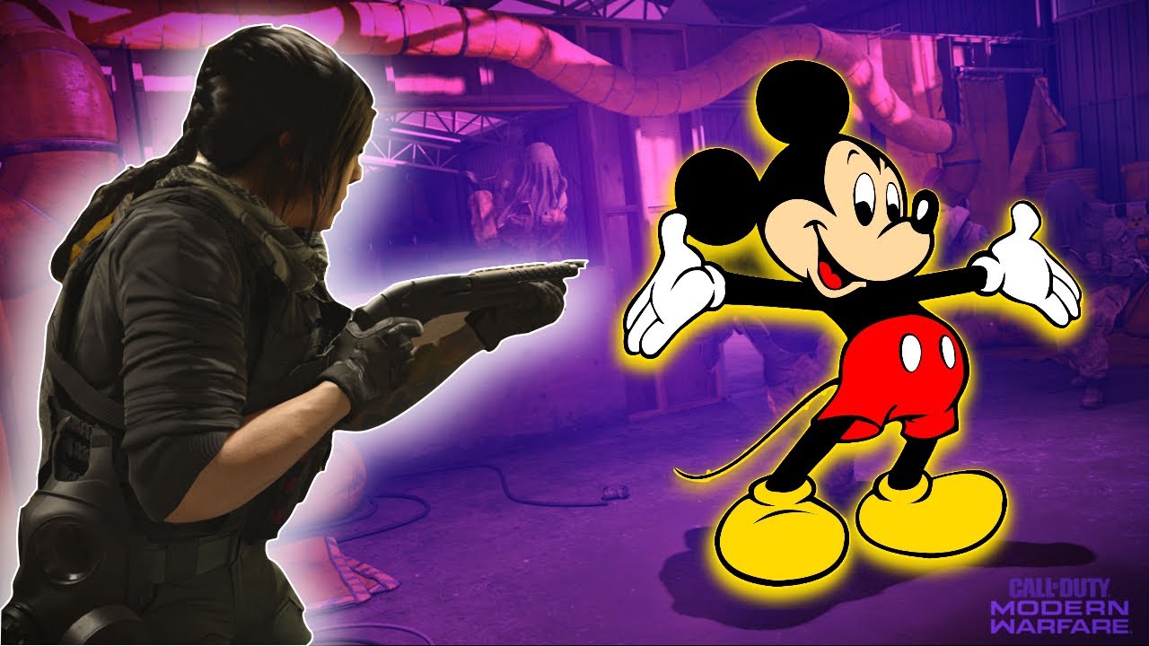 Mickey Mouse plays Modern Warfare (Search and Destroy Highlights) - YouTube