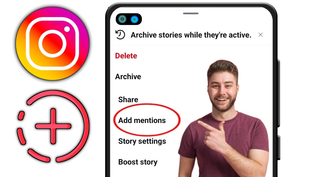 How to Mention Someone on Instagram Story (2024) | Mention Some on ...