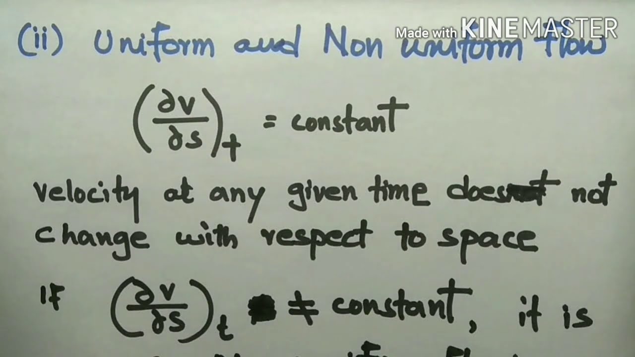 KINEMATICS-TYPES OF FLUID FLOW-CONTINUITY EQUATION-FLUID MECHANICS- OPES CET-Dr. BAIJU ...