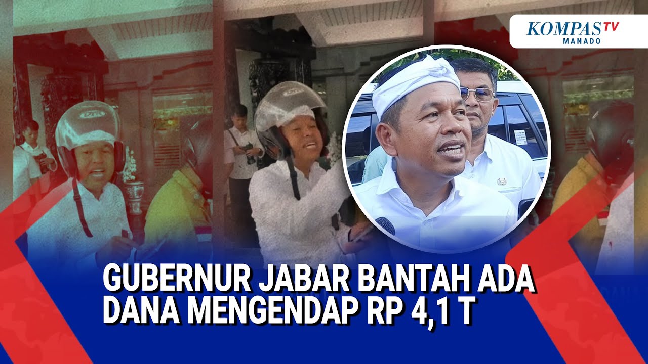 GUBERNUR JABAR BANTAH ADA DANA MENGENDAP RP 4,1 T - YouTube