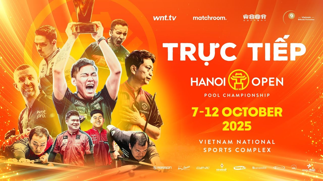 🛑TRỰC TIẾP | Johann Chua vs Jonás Souto | Last 64 | Hanoi Open Pool ...
