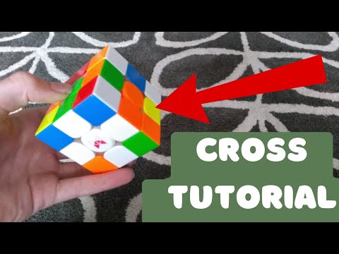 Rubik's Cube Cross Tutorial. Easy to follow - YouTube