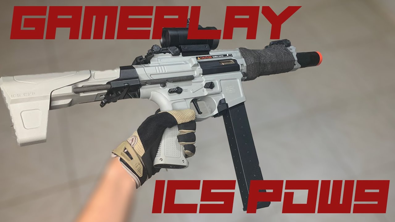 ICS PDW9 GAMEPLAY, AIRSOFT PT-BR - YouTube