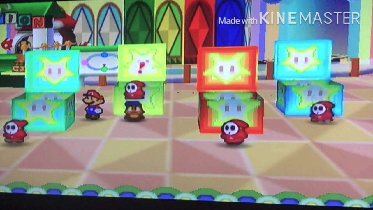 Paper Mario (2000) Pink and Green Station - YouTube