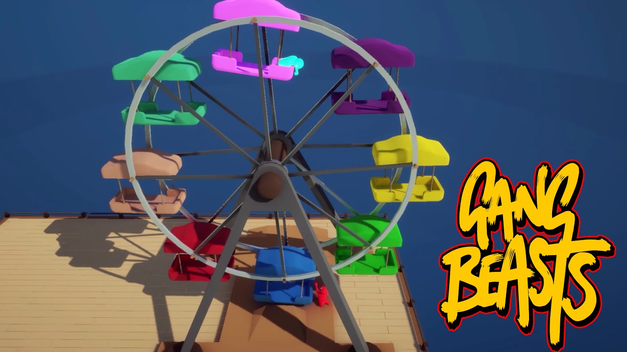 Gang Beasts - Playing Tag on the Ferris Wheel [Father and Son Gameplay ...