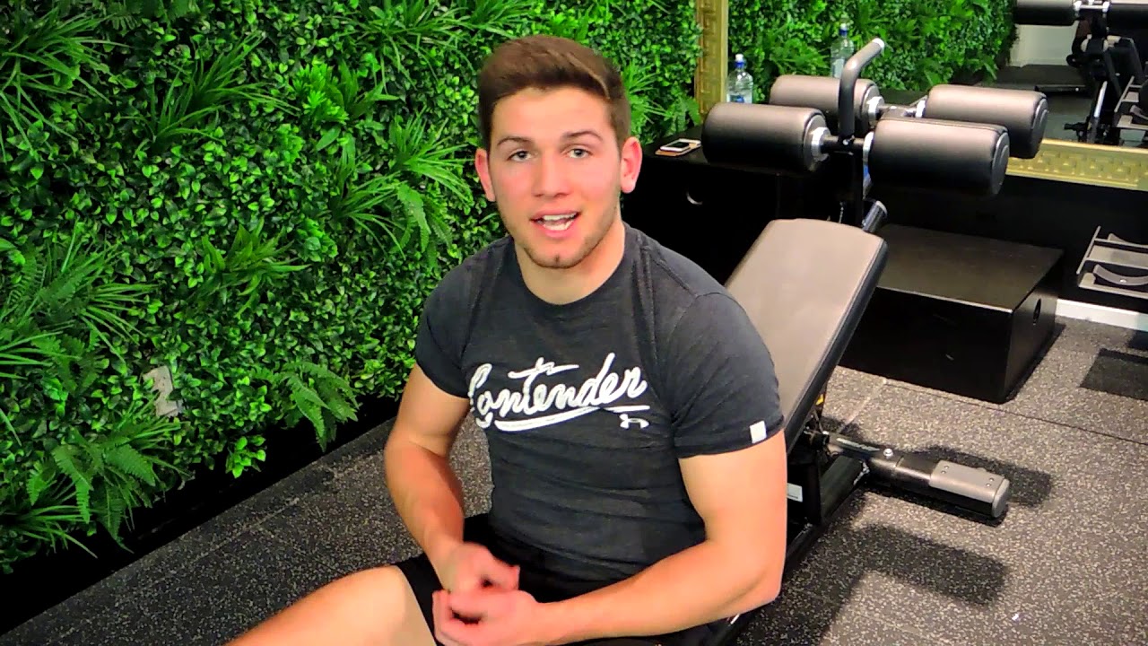 Decline Bench Reverse Crunch to Kick Ups - YouTube