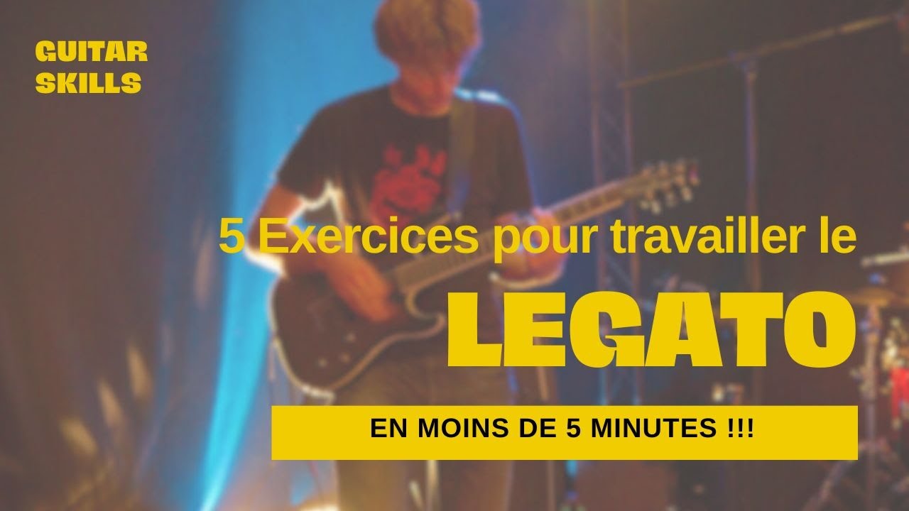 5 Exercices pour travailler le legato à la guitare - YouTube