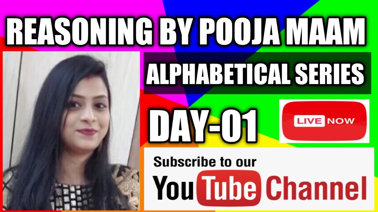 Alphanumeric Series Reasoning Tricks Reasoning By Pooja Maam Live alphanumeric-series-reasoning-tricks-reasoning-by-pooja-maam-live