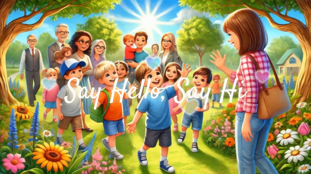 Say Hello, Say Hi | Kids Social Skills - YouTube