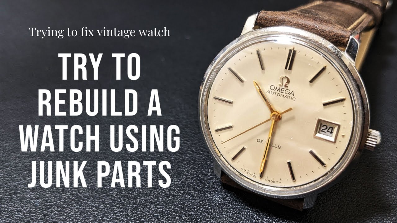 Build A Vintage Watch Using Junk Parts - Omega Caliber 1012 movement ...