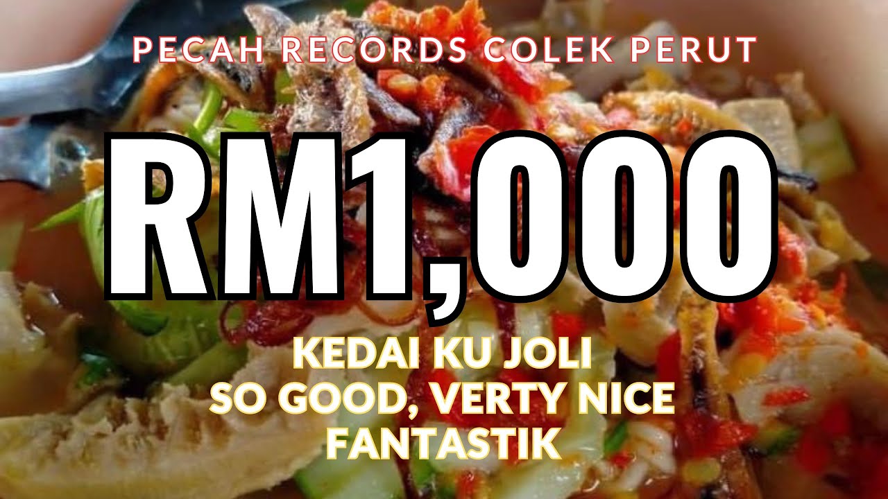 Colek Perut RM1,000, Pecah Record Kedai KU JOLI Machang Kelantan - YouTube