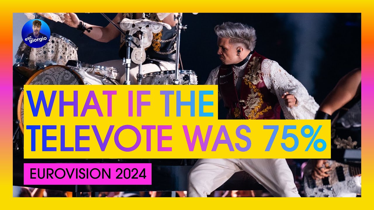 Eurovision 2024: What If the Televote was 75% and the Jury 25%! - YouTube