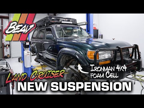Suspension Upgrade in the 80 Series Land Cruiser Overland Build ...